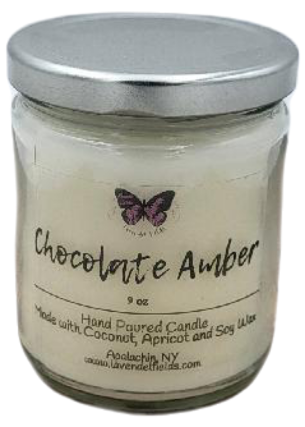 Chocolate Amber Candle – Lavendel Fields